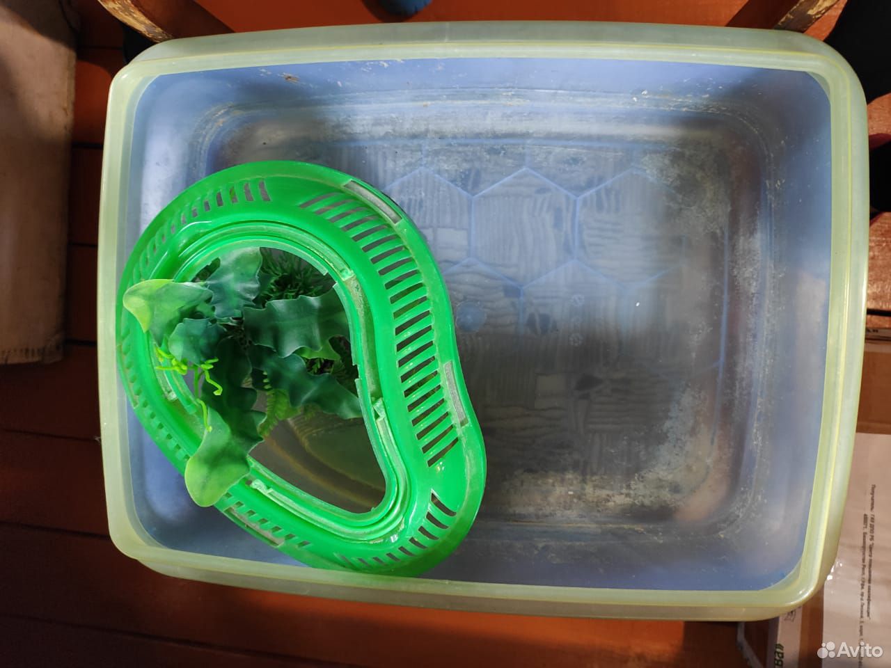 Аквариум пластиковый для черепахи