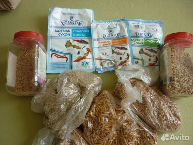 Корм для аквариумных рыб